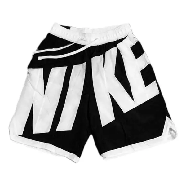 Nike Retro Large Logo Sports Shorts - Blackwhite
