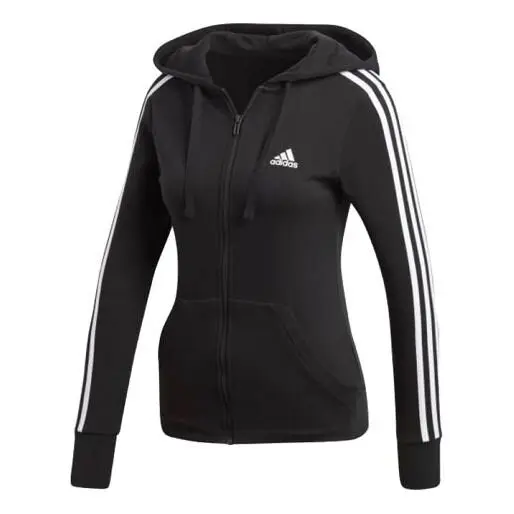 Adidas Hooded Track Jacket - Black