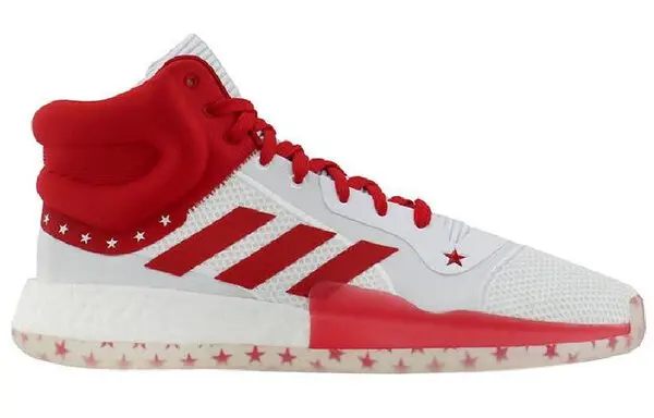 Adidas Stella Mccartney X Marquee Boost High Top Sneakers - White/red