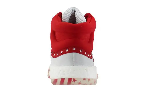 Adidas Stella Mccartney X Marquee Boost High Top Sneakers - White/red