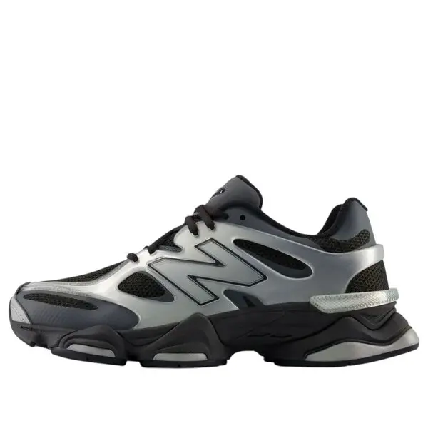 NEW BALANCE 9060 X "black Silver" Sneakers - Black/silver