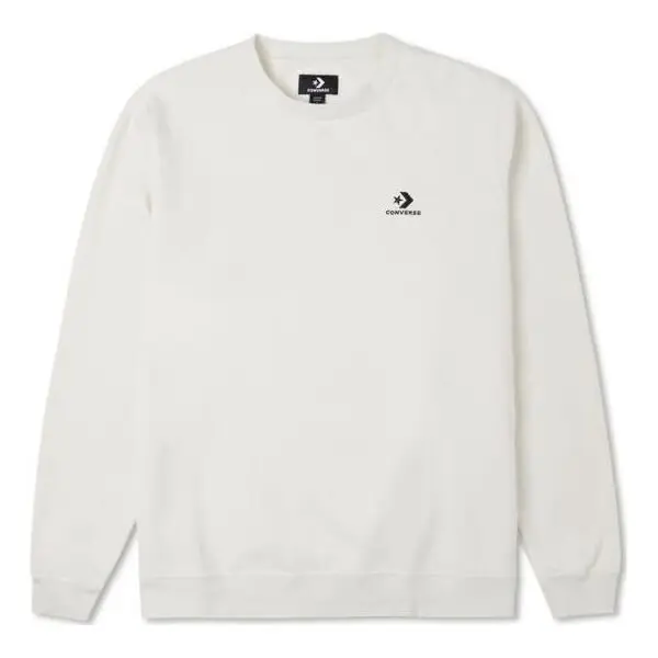 CONVERSE Star Chevron Crew Sweatshirt - Beige