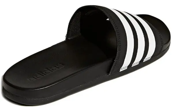 Adidas Adilette Cloudfoam Plus Slides - Black/white