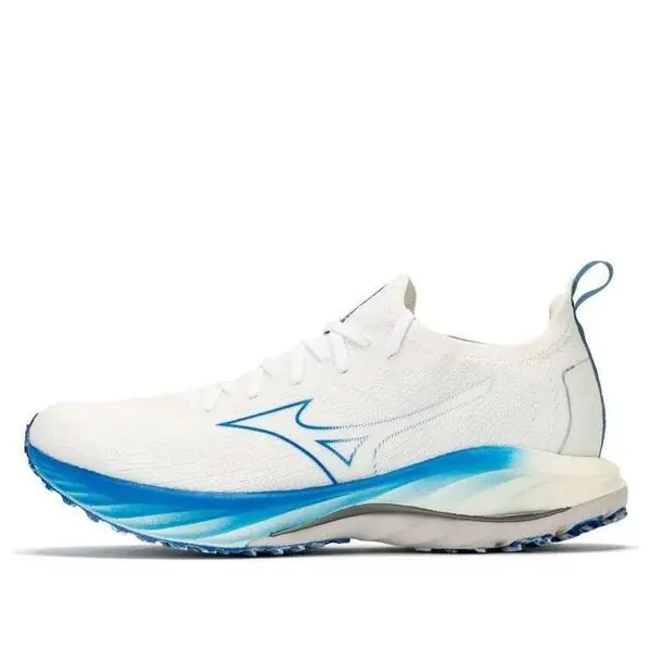 Mizuno Wave Neo Wind Athletic Shoes - White/blue