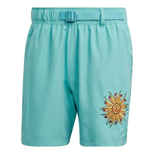 Adidas X Sean Wotherspoon X Hot Wheels Printed Shorts - Blue/mint
