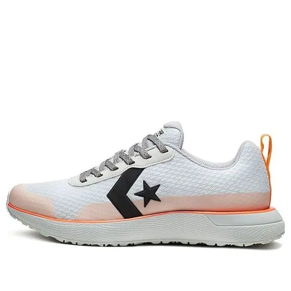 CONVERSE Star Series Run Ox Lace-up Sneakers - White/orange/black