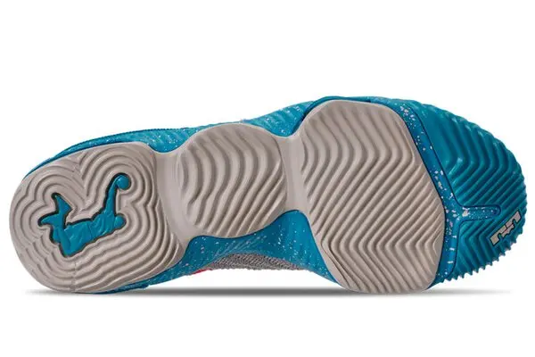 Nike Lebron 16 "south Beach" Athletic Sneakers - Blue