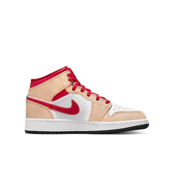 JORDAN 1 Mid Sneakers - Yellow/white