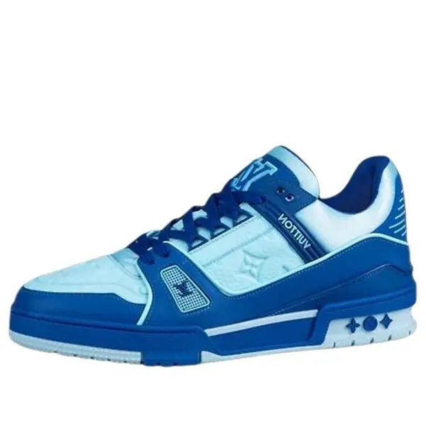 LOUIS VUITTON Leather Trainers - Blue