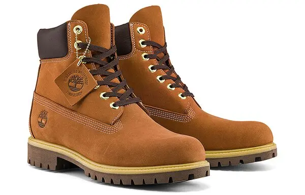 Timberland 6 Inch Premium Waterproof Boot - Orange/brown