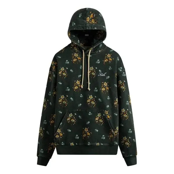 Kith Begonia Floral Williams Iii Hoodie - Green