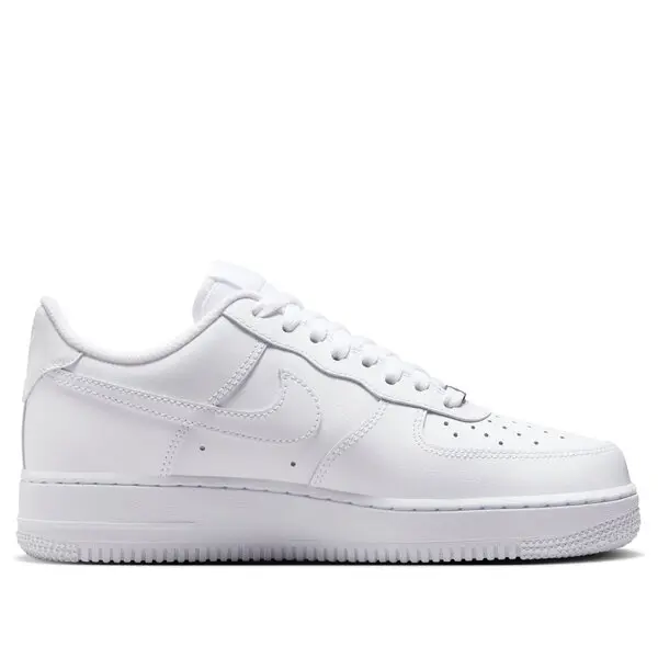 Nike Force 1 Low "liquid Metal Swoosh" Sneakers - White/black