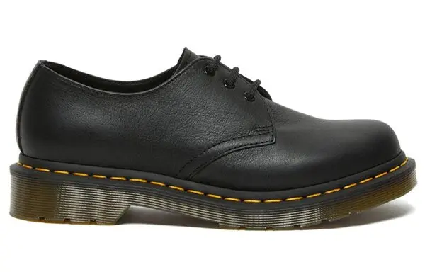 Dr. Martens 1461 Virginia Leather Lace-up Oxfords - Black