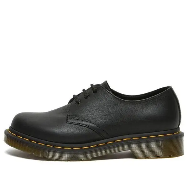 Dr. Martens 1461 Virginia Leather Lace-up Oxfords - Black