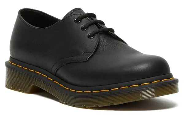 Dr. Martens 1461 Virginia Leather Lace-up Oxfords - Black