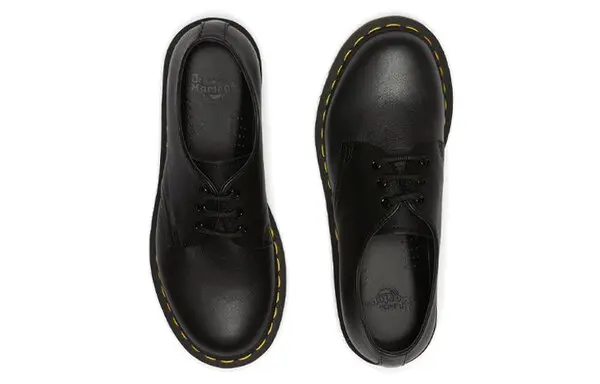 Dr. Martens 1461 Virginia Leather Lace-up Oxfords - Black