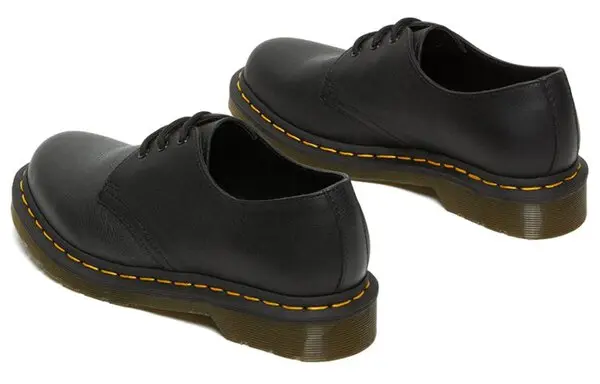 Dr. Martens 1461 Virginia Leather Lace-up Oxfords - Black