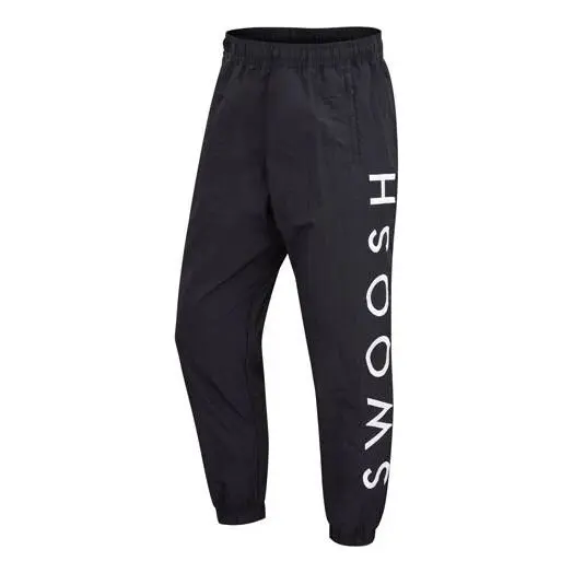 Nike Cone Embroidered Woven Casual Sports Pants/trousers/joggers Black - Multi-color