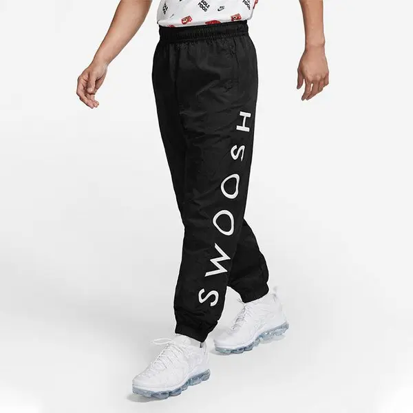 Nike Cone Embroidered Woven Casual Sports Pants/trousers/joggers Black - Multi-color