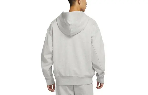 Nike Embroidered Logo Half-zip Hooded Knit Pullover