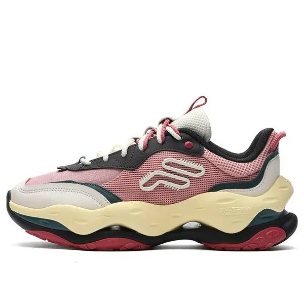 FILA FUSION Cheese Sneakers - White/pink/red