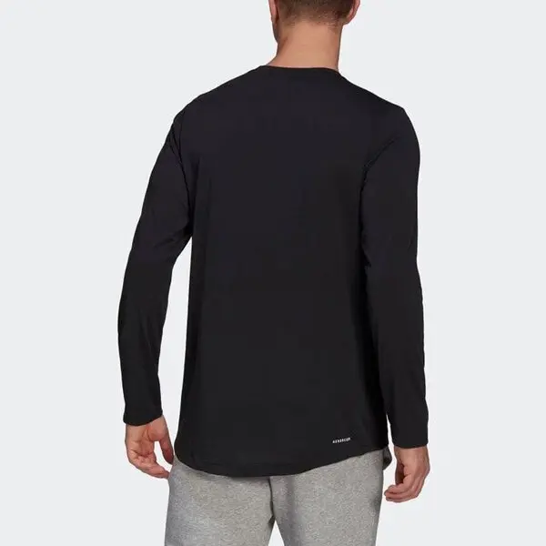 Adidas Solid Color Logo Long Sleeve T-shirt