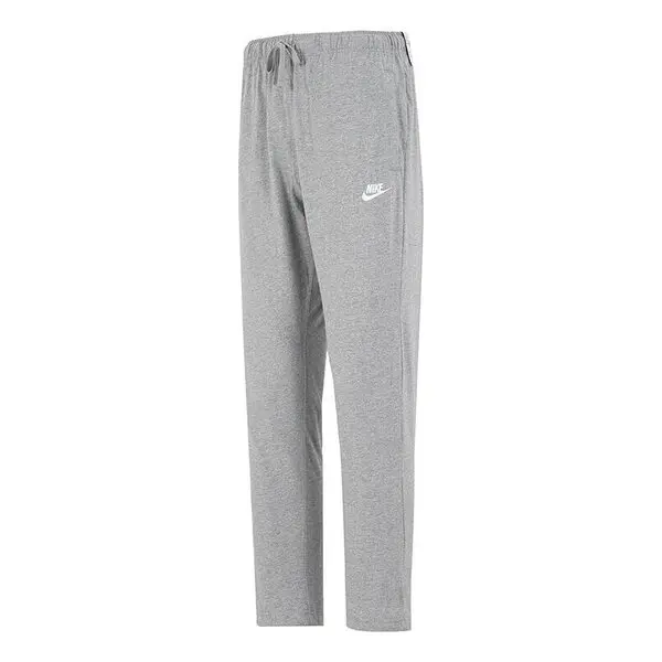 Nike Club Fleece Knit Long Pants Dark Grey - Gray