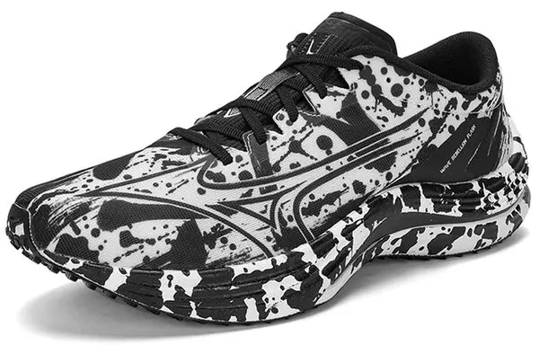 Mizuno Wave Rebellion Flash Athletic Sneakers - Black/white
