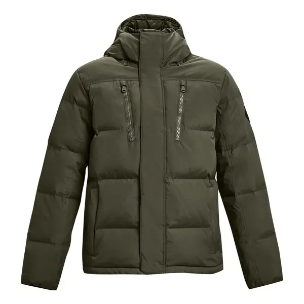 Under Armour Coldgear Infrared Fleece Down Jacket - Olive Green