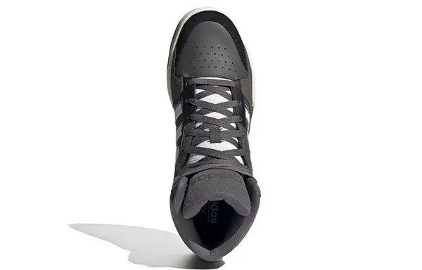 Adidas Entrap Mid High Top Sneakers - White/grey