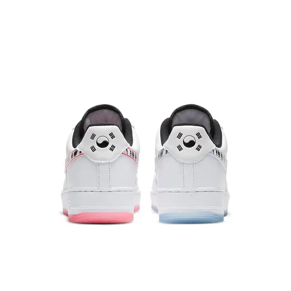 Nike Force 1 Low "south Korea" Sneakers - White/black/multi-color