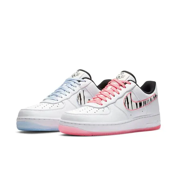 Nike Force 1 Low "south Korea" Sneakers - White/black/multi-color