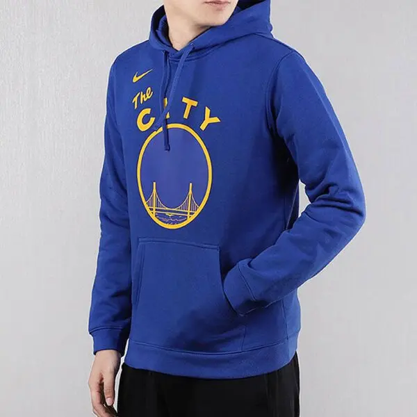 Nike Golden State Warriors Fleece Hoodie - Blue