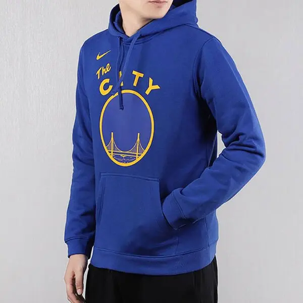 Nike Golden State Warriors Fleece Hoodie - Blue