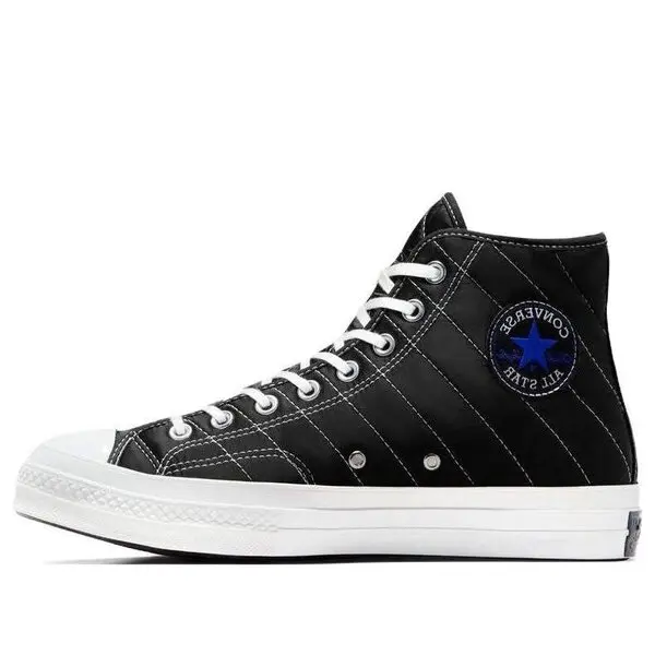 CONVERSE Chuck 70 Padded High Top Sneakers - Black/white/blue
