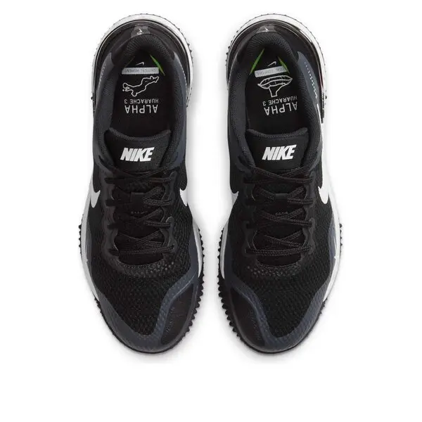 Nike Alpha Huarache Elite 3 Turf Athletic Sneakers - Black