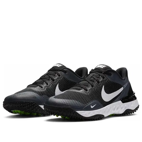 Nike Alpha Huarache Elite 3 Turf Athletic Sneakers - Black