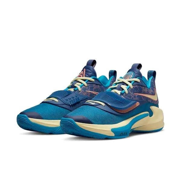 Nike Zoom Freak 3 Nrg "valentines Day" Sneakers - Blue/yellow