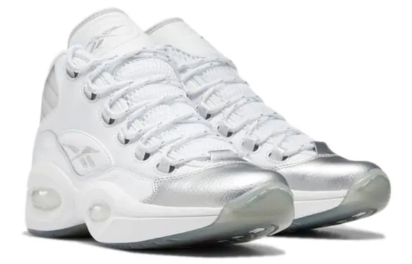 REEBOK Question Mid "25th Anniversary" Sneakers - White/silver
