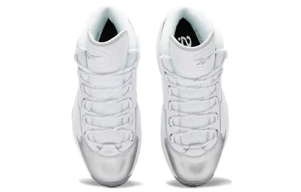 REEBOK Question Mid "25th Anniversary" Sneakers - White/silver