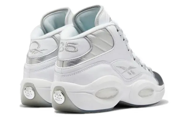 REEBOK Question Mid "25th Anniversary" Sneakers - White/silver