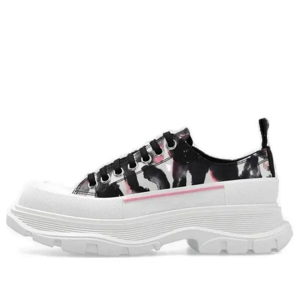 Alexander McQueen Tread Slick Sneakers - White/black/pink
