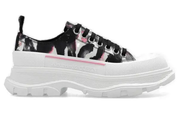 Alexander McQueen Tread Slick Sneakers - White/black/pink