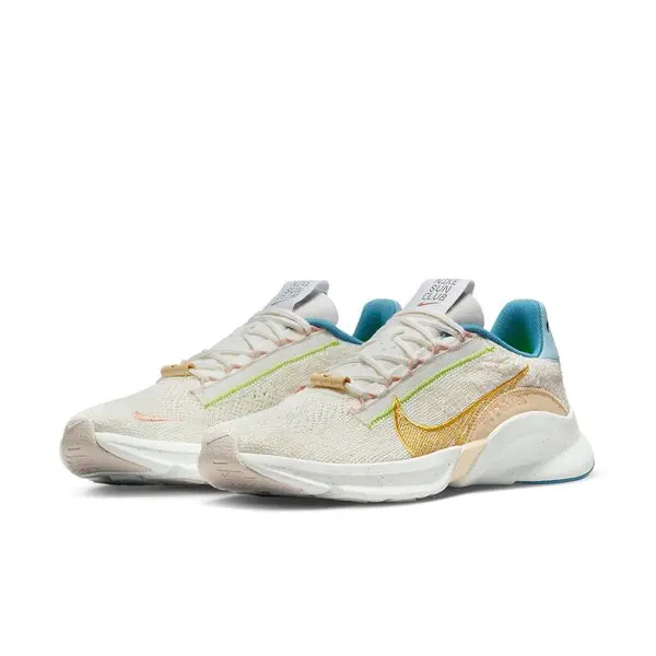 Nike Superrep Go 3 Flyknit Next Nature Sneakers - White/gold