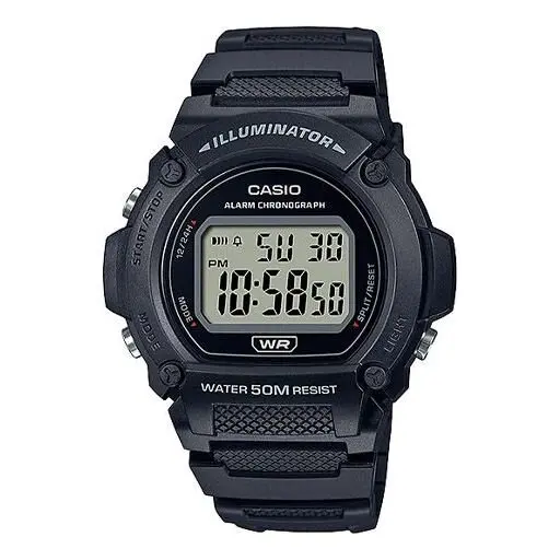 Casio Digital Quartz Watch - Black