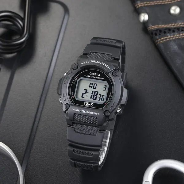 Casio Digital Quartz Watch - Black