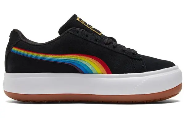 PUMA Suede Mayu "rainbow" Sneakers - Black