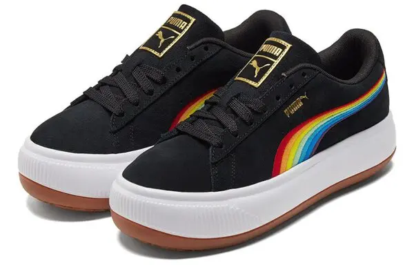 PUMA Suede Mayu "rainbow" Sneakers - Black