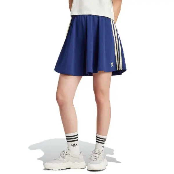 Adidas Originals Stripe Graphic Skirt - Blue/white