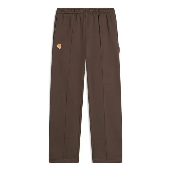 LI-NING Badfive Logo Fleece Sweatpants - Brown